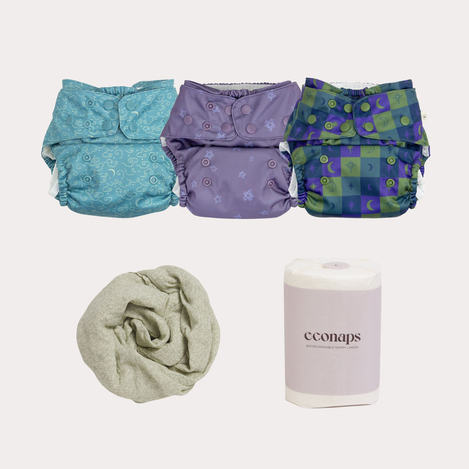 Night Time Nappy Bundle – EcoNaps Modern Cloth Nappies