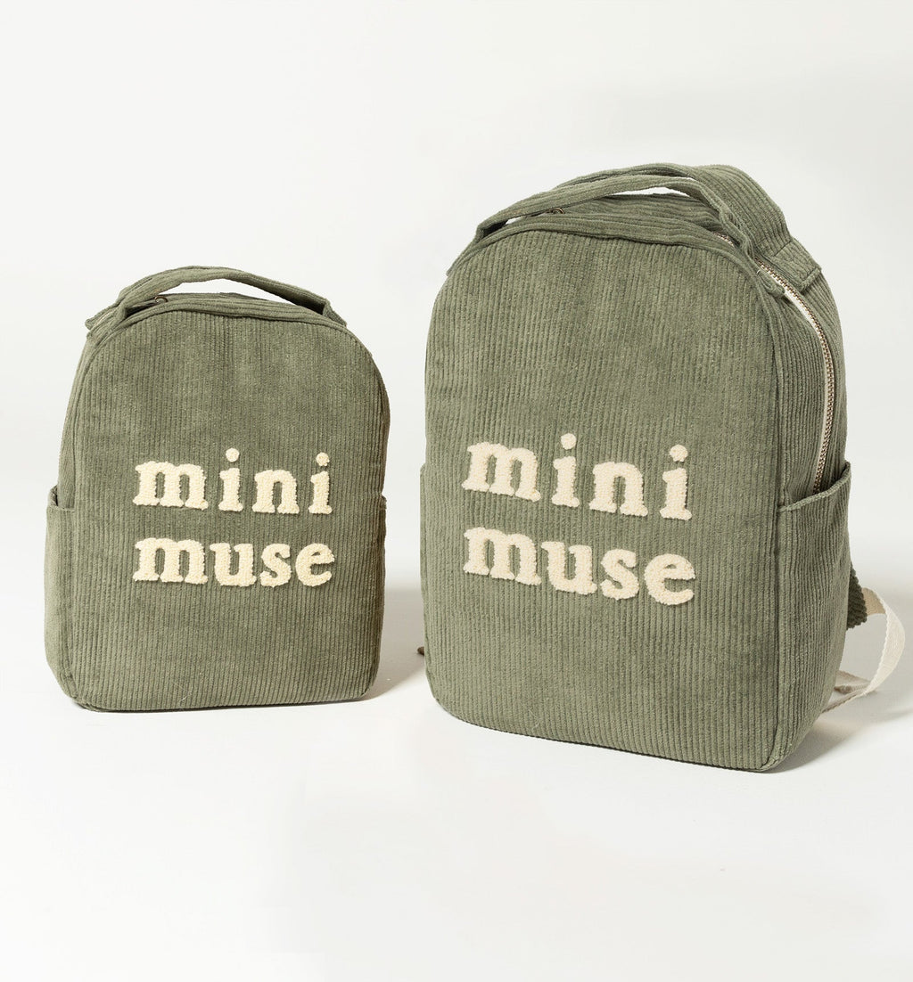 Mini Muse Organic Backpack - Olive – EcoNaps Modern Cloth Nappies
