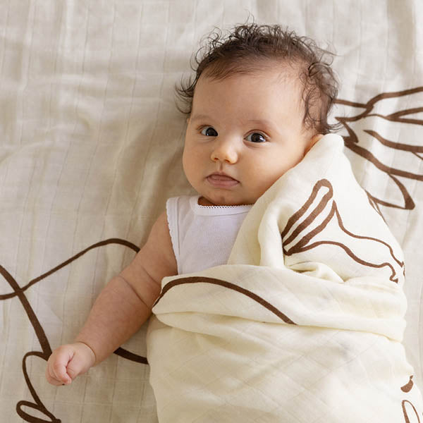 Zodiac Muslin Swaddle - Virgo – EcoNaps Modern Cloth Nappies